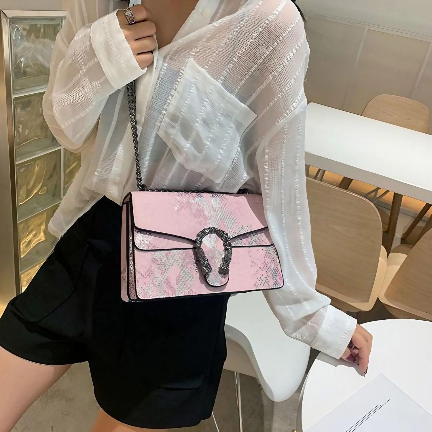 Sac à main rose fer à cheval | Le Petit Fermier