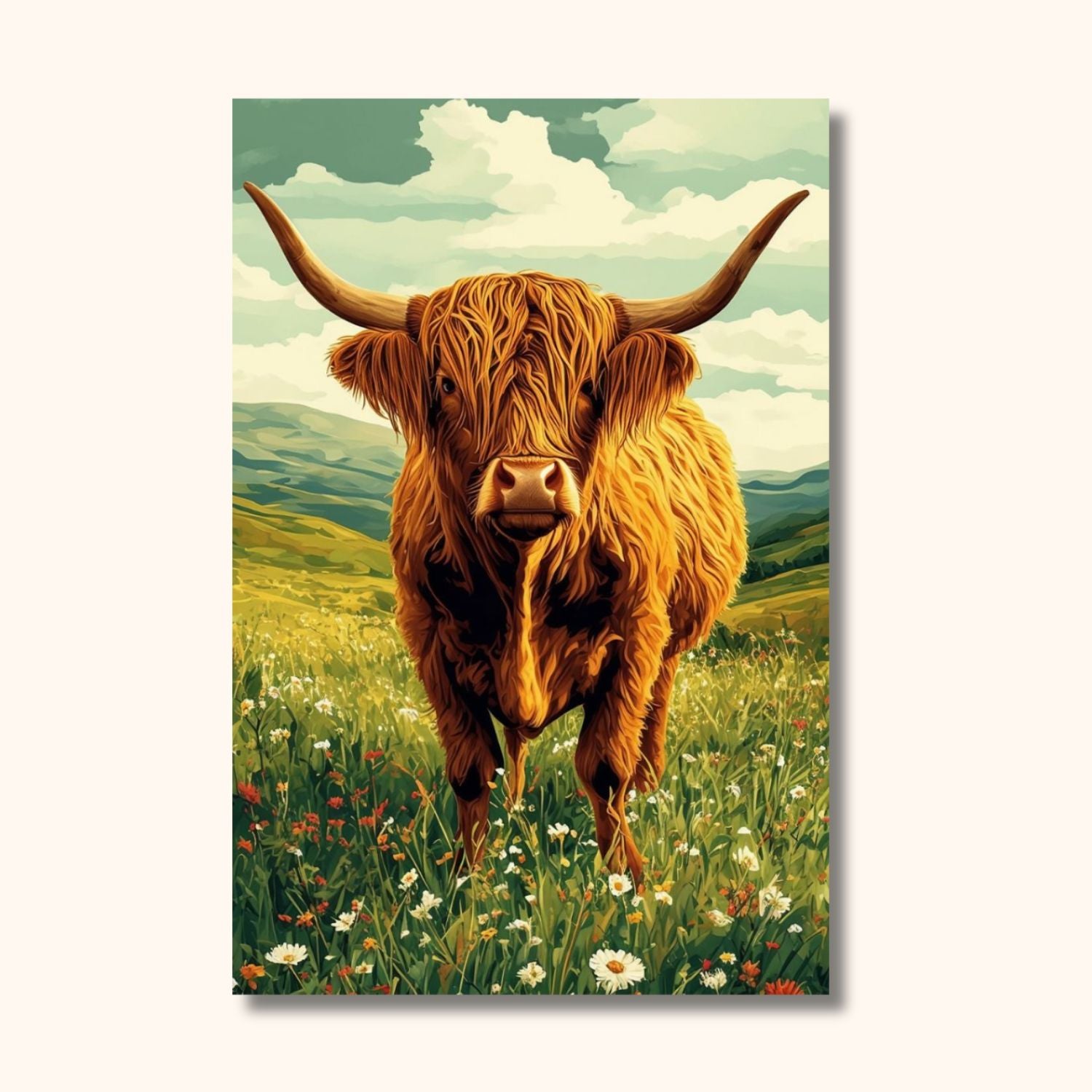 Poster vache MOORACLE – Le Petit Fermier