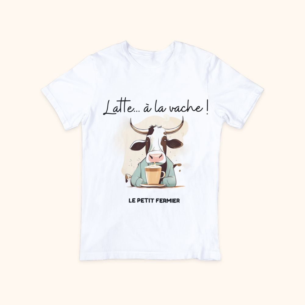 T-shirt Latte... à la vache ! – Le Petit Fermier