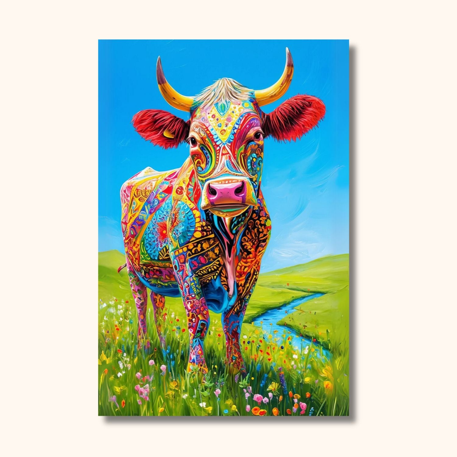 Tableau Cowparade ÉCLABOVIN – Le Petit Fermier