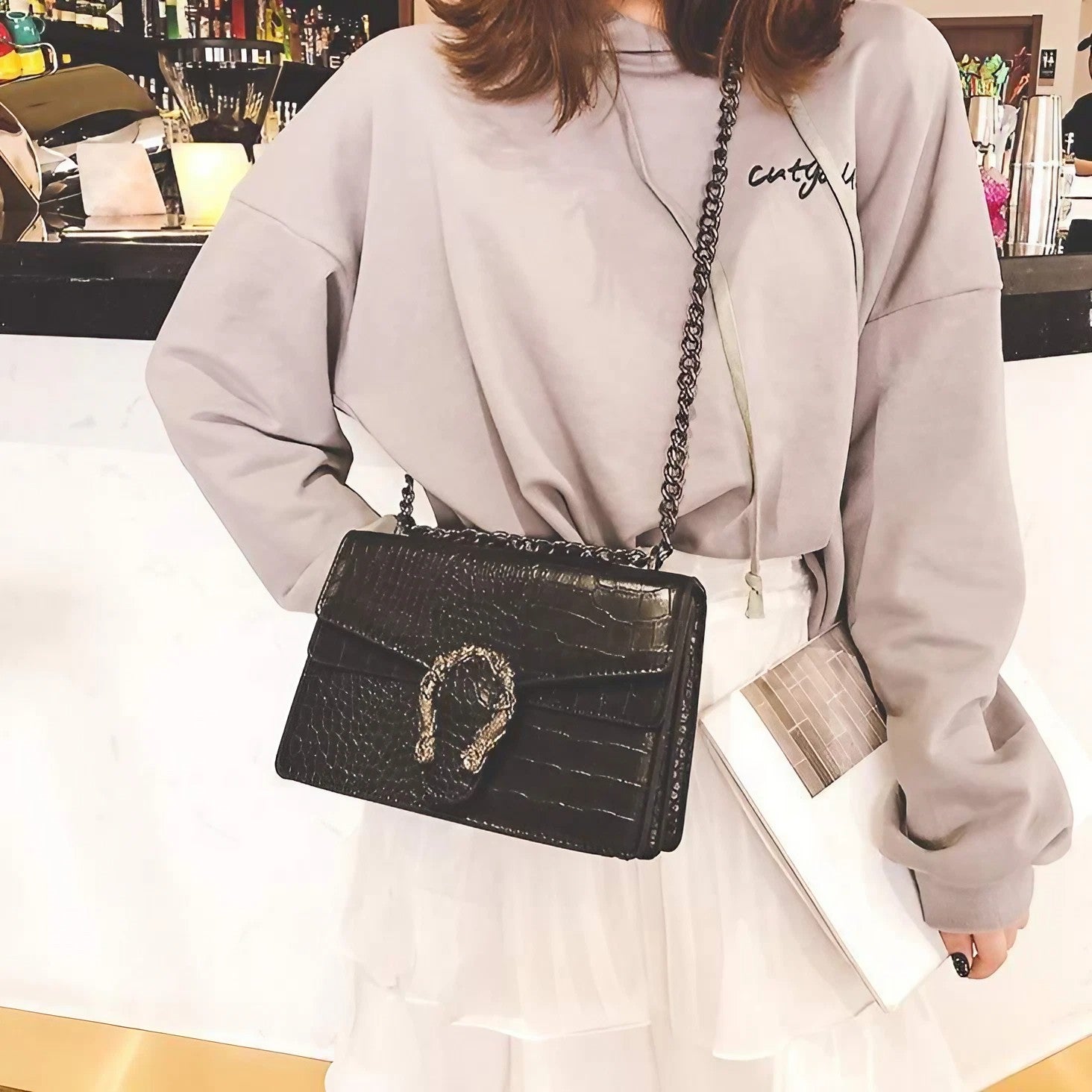 Sac fer à cheval noir – Le Petit Fermier